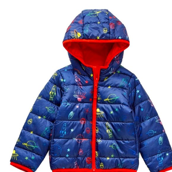 okie dokie | Jackets & Coats | Nwt 4t 4 Rainbow Firm Space Rockets Okie ...